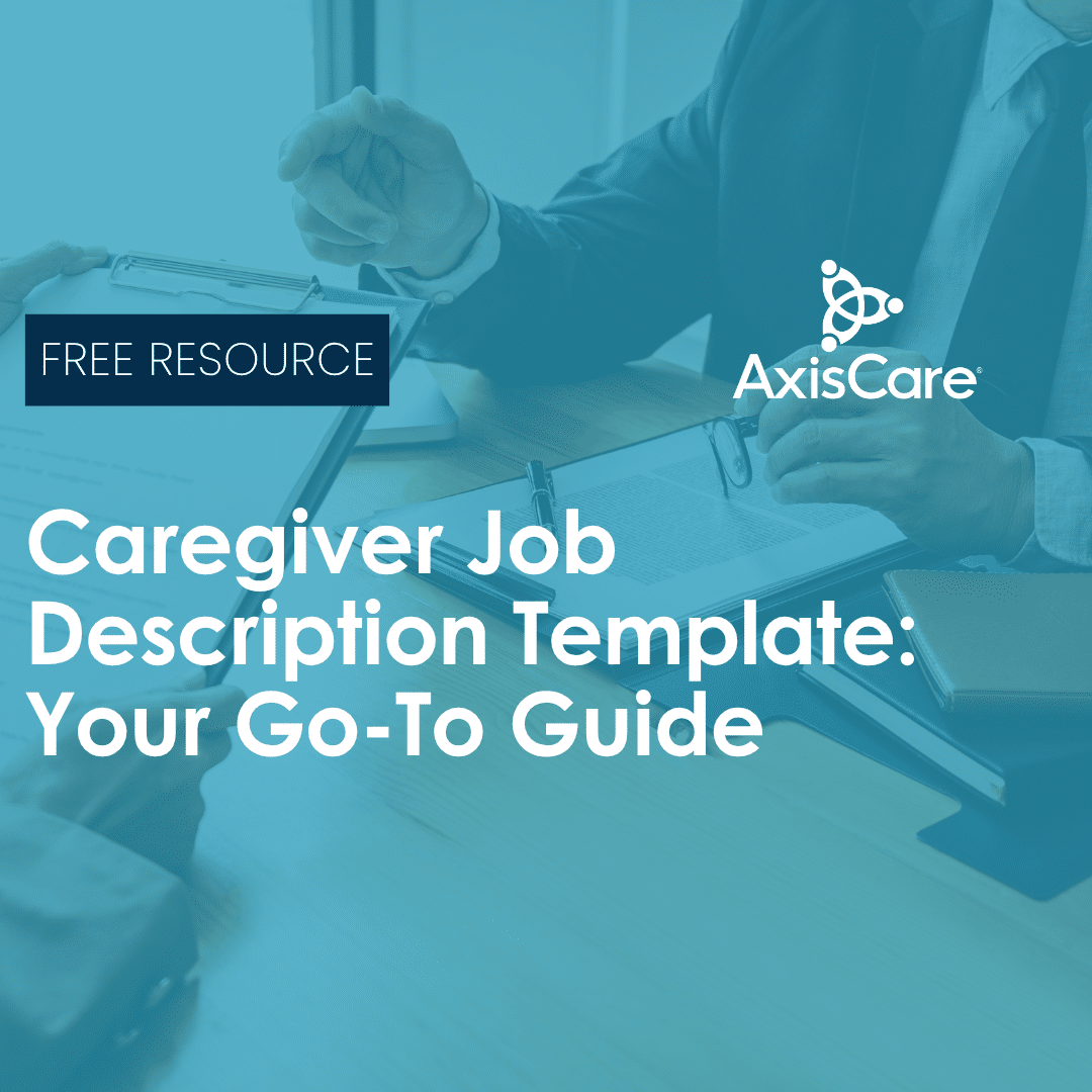Caregiver Job Description Template