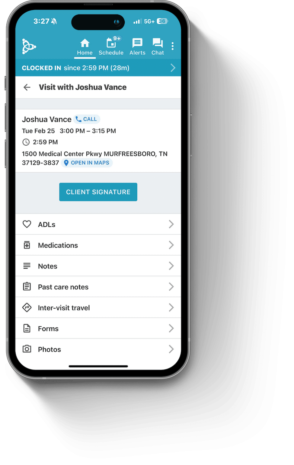 Caregiver Mobile App | AxisCare